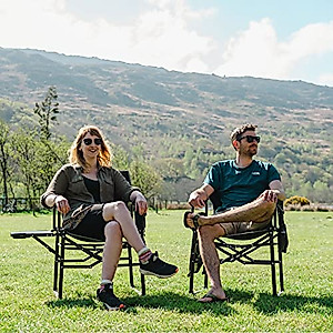 SUNNYFEEL Camping Directors Chair, Heavy Duty,Oversized Portable Folding Chair with Side Table, Pocket for Beach, Fishing,Trip,Picnic,Lawn,Concert Outdoor Foldable Camp Chairs (Red)