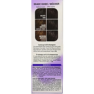 SoftSheen-Carson Dark and Lovely Reviving Colors Nourishing Color & Shine, Natural Black 395