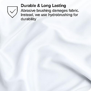 Bare Home Duvet Cover Twin/Twin Extra Long Size - Premium 1800 Super Soft Duvet Covers Collection - Lightweight, Cooling Duvet Cover - Soft Textured Bedding Duvet Cover (Twin/Twin XL, White)