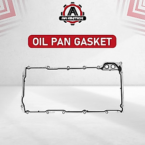 Replacement Oil Pan Gasket - Replaces 12612350, OS30693R, PG3165, Compatible with Buick, Cadillac, Chevrolet, GMC, Hummer, Isuzu & Pontiac Vehicles - Rainier, Escalade, Avalanche, Sierra, Silverado