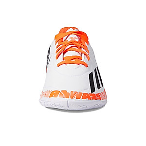 adidas X Speedportal Messi.4 Indoor Soccer Shoe, FTWR White/Core Black/Solar Red, 5.5 US Unisex Big Kid