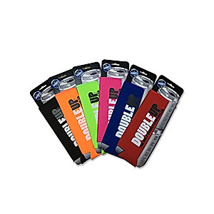 DoubleUp, Double Can Cooler (Red) – The Can Cooler that Holds Two Cans – Perfectly Fits Two 12oz or Two 16oz Cans in this Double Can Coolie.