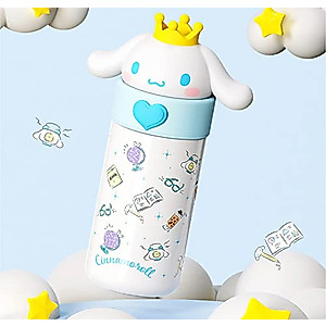 Cinnamoroll Stainless Steel Insulated Water Bottle 350ml - Blue