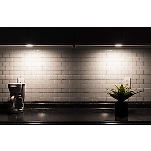 Energizer LED Under Cabinet Light, Battery Operated, Dimmable, Manual On/Off, Wireless, Wall Magnet Mount, Under The Counter Lights, Stick on Light, 45454