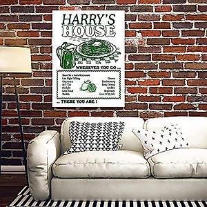 UVAVO Harry Style Poster For Room Decor Green Posters House Music Album Menu List Wall Art Legendary Artist Cover Fashion Cool Rock Singer Dining Living 12X16inch Unframed