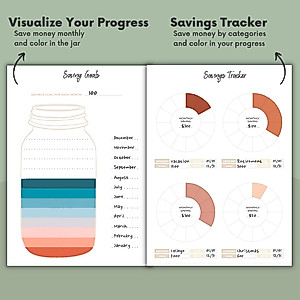 Budget Planner and Monthly Bill Organizer - Financial Planner –12-Month Budget Organizer, Budget Book Planner - Income and Debt Tracker Planner, Business Expense Tracker Notebook and Bill Planner