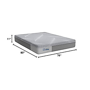 Sealy Posturepedic Hybrid Medina Firm Feel Mattress and 9-Inch Foundation, King