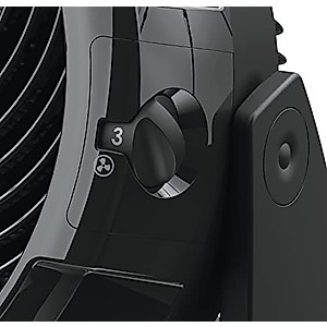 Lasko 3635 10-Inch Blades Air Flexor Floor or Wall Mount Fan, Black