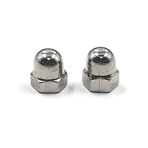 MY MIRONEY M6 Hex Acorn Cap Nuts Stainless Steel Hexagon Decorative Cover Semicircle Dome Nuts Pack of 50