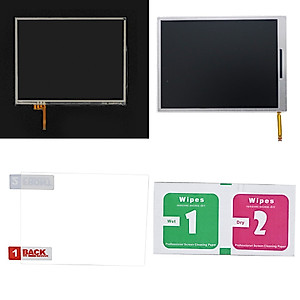 Button Screen and Digitizer for New 2DS XL, YTTL Replacement Parts Accessories Lower Screen LCD Display and Touch Screen for New Nintendo 2DS XL/ LL System Games Console