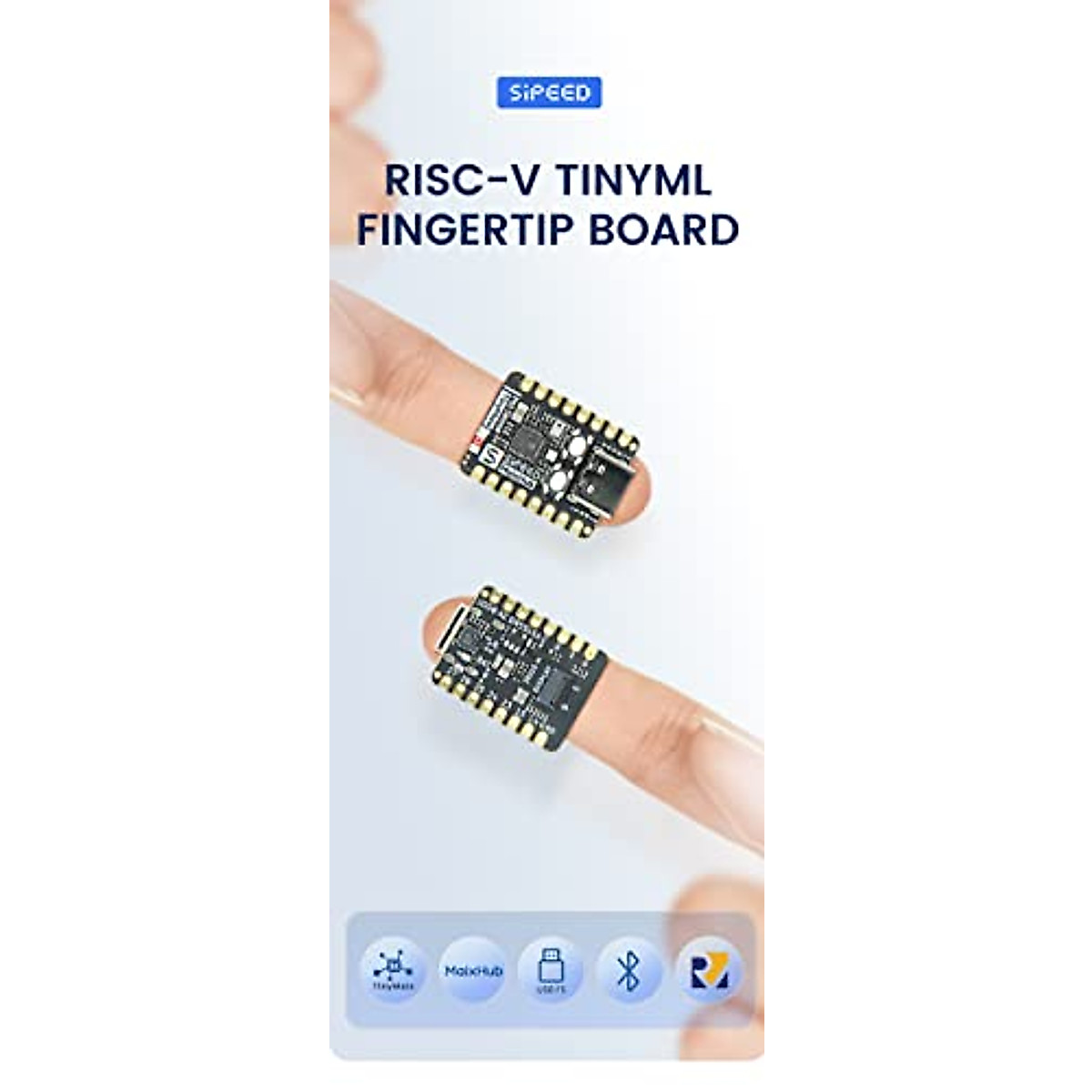 youyeetoo AIOT RISC-V Tiny Development Board, Sipeed M0sense LCD Strat Kit, Six-axis IMU/RGB LED/BLE/USB 2.0 FS (Bundle A)