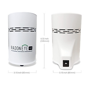 Ecosense RD200P RadonEye Pro, Certified Digital Radon Monitor for Professionals, Easy Report Generation, User Friendly App,Dashboard,Report All-in-One Package