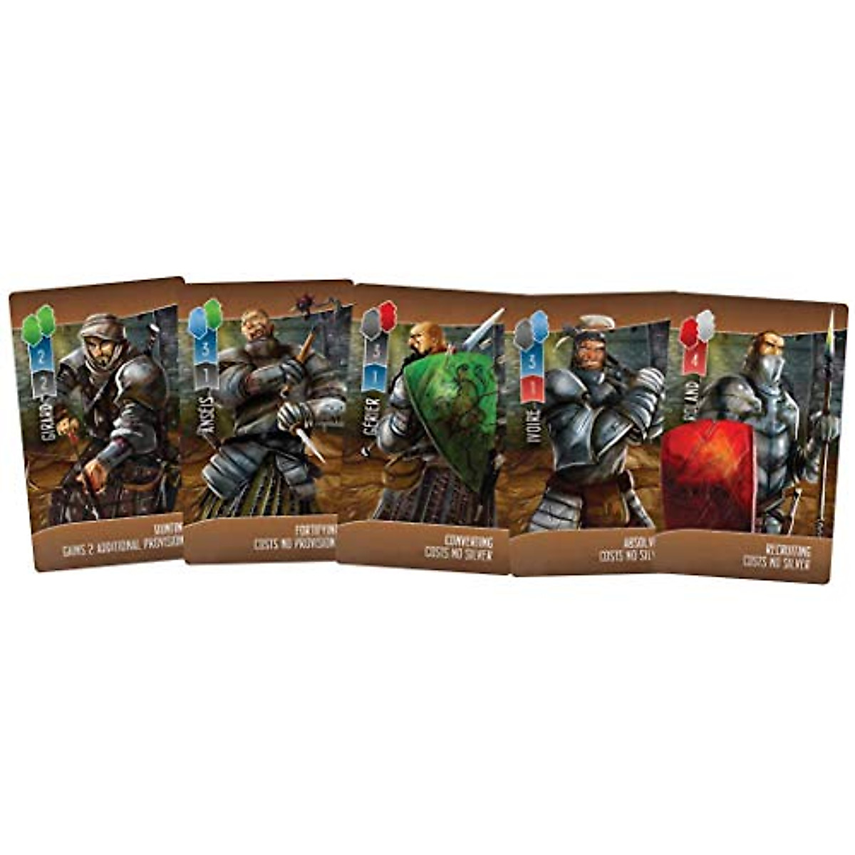 Paladins of The West Kingdom Strategy Board Game, 1-4 Players, Ages 12 and Up, 90-120 Min Play Time, Most Victory Points Win, Build Outposts, Fortifications, Commission Monks, & Confront Outsiders