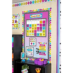 Teacher Created Resources Brights 4Ever Stars Die-Cut Border Trim, 35 Feet