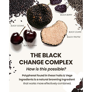 MODA Pro-Change Black Shampoo | Korean Hair Darkening, Volumizing & Anti-Hair Fall Shampoo | Paraben & Sulfate Free, Natural Formula for Thicker, Fuller Hair (10.5 oz)