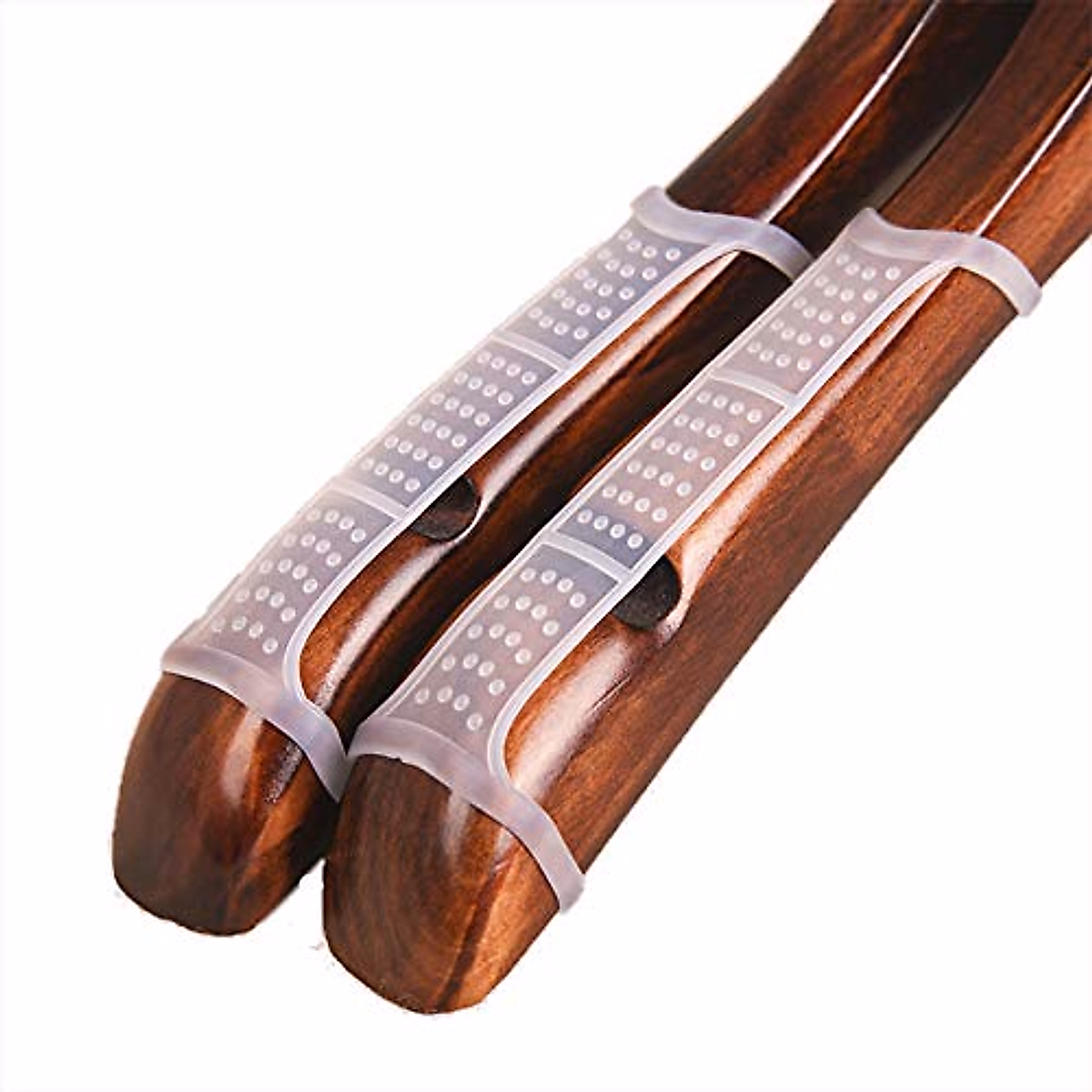 GSHLLO 50 Pcs Clear Non-Slip Clothes Hanger Grips Anti Slip Grip Hanging Clothes Gripper