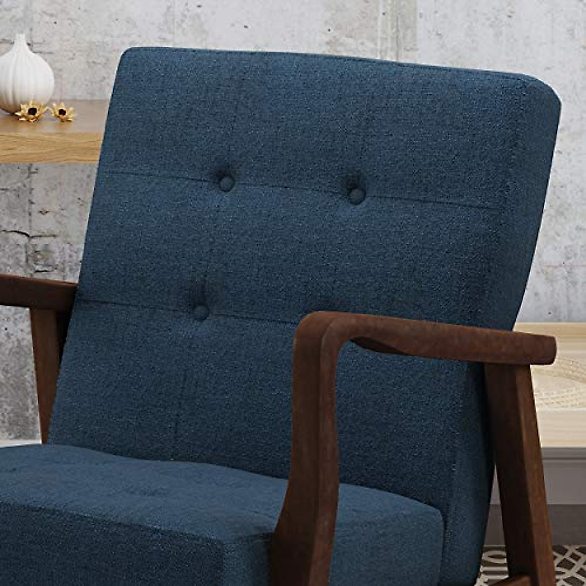 Christopher Knight Home Brayden Fabric Club Chair, Navy Blue