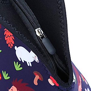 AMARY Reusable Insulated Thermal Neoprene Lunch Tote Food Snacks Bag Carry Case Handbags Small Size for Adults Men Women (Rabbit)