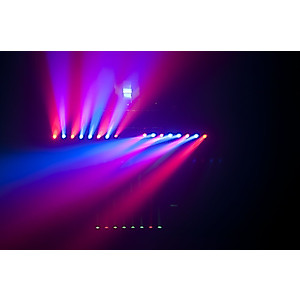 ADJ Products, Sweeper Beam Quad LED, Colored LED Beams with Sound Activated Pulse and Strobe SWE199
