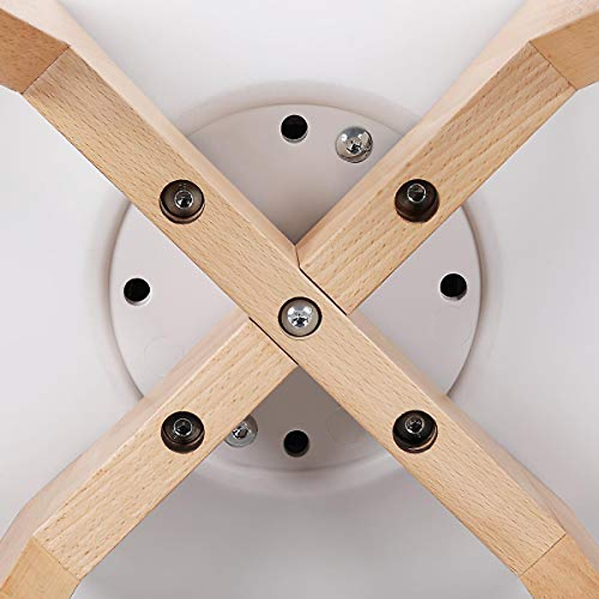 Yaheetech Dining Chairs DSW Chair Shell Lounge Plastic Side Chair Modern Mid Century Dining Room Living Room Bedroom Kitchen Chairs Accent Chair White,8Pcs