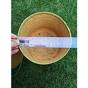 SAWADEE Kratip Thai Handicraft Bamboo Sticky Rice Basket Box Container 7"