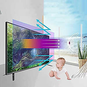 WLWLEO Anti Blue Light Screen Protector for 75 Inches TV Filter Out Blue Light ＆UV Anti-Glare Protector Film for 32/43/50/55/60/65/70 Inch Monitors TV Accessories,55" 1211X689mm