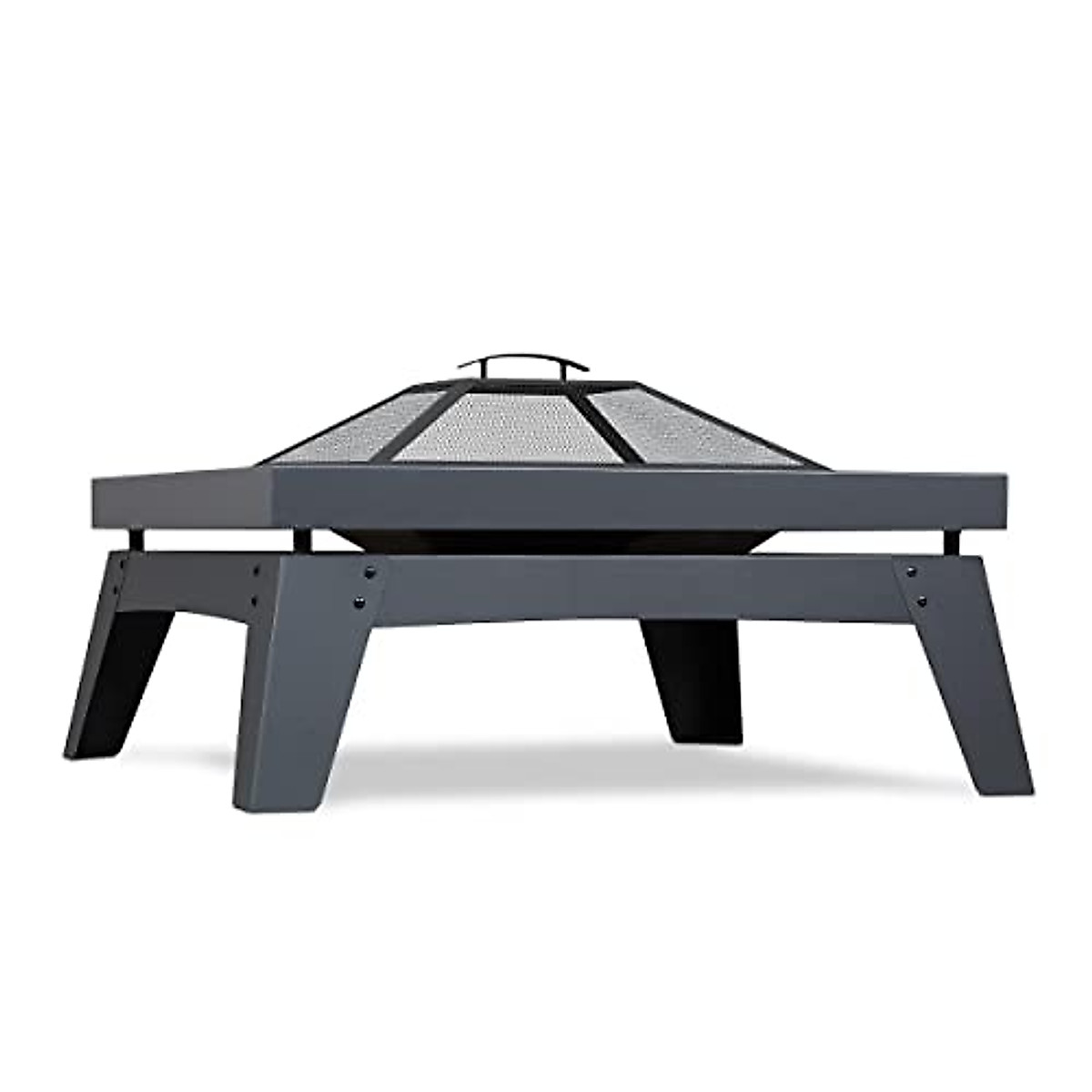 Real Flame 940-GRY Breton Wood Burning Fire Pit, Grey