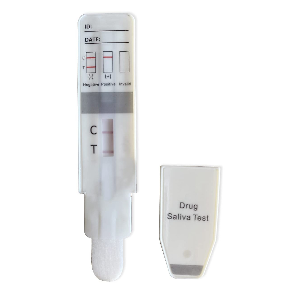 5 Ct-INVBIO Cotinine Saliva Test Kit at Home, Single Panel Oral COT Test, Cut-Off Level at 50 ng/mL, Highly Sensitive and Accurate