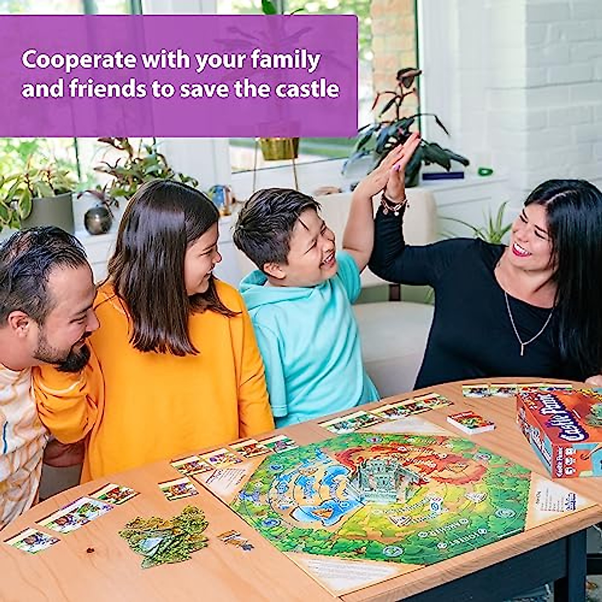 Castle Panic Cooperative Board Game – Defend Towers Against Goblins, Orcs, & Trolls for Game Night – 4 Game Modes – 1 to 6 Players – Strategy Board Games for Adults & Kids 8+ by Fireside Games