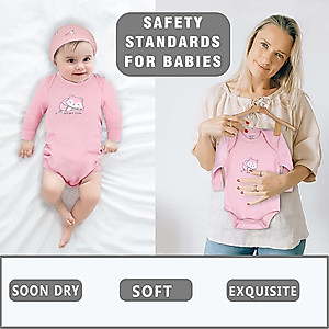 DOKMA Layette Gift Set for Baby Girls, Baby Essential 21 Piece Layette Set for Newborns and Infants, 0-3 Months - 7,87x7,87x5,11 Inches