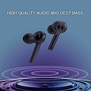 Arylic True Wireless Bluetooth 5.0 Low Latency HiFi Stereo Game Earbuds with Large Battery Capaticy Charging Case and Mic M500