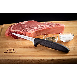 Mundial 5600 Series 3.625 in Boning Venting Knife Cutting Tool Used for Removing Bones of Poultry, Meat and Fish