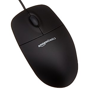 Amazon Basics Wired Computer Keyboard & Mouse, 10-Pack, Black