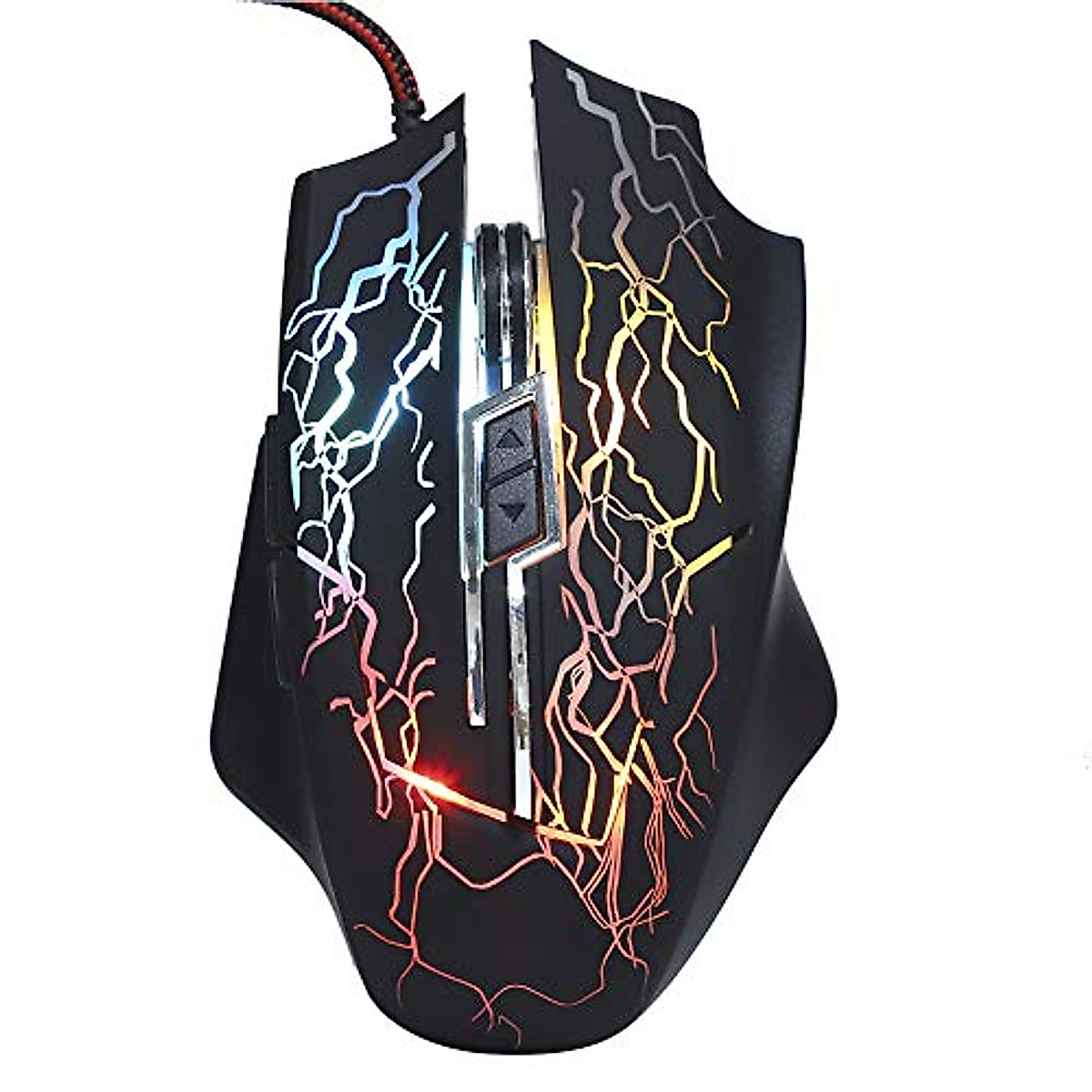 Laptop Gaming Mouse, Gojiny Portable Wired Mouse 6-Butto Wired Mice for Office Drawing Game Players Computer Accessory