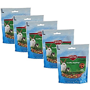 Kaytee Healthy Toppings for Small Animals, Papaya, Pack of 5