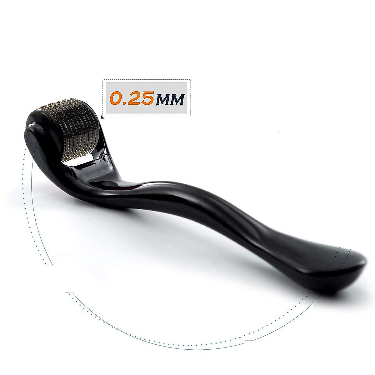 Derma Roller Kit for Face - 0.25mm Titanium Microneedle Roller