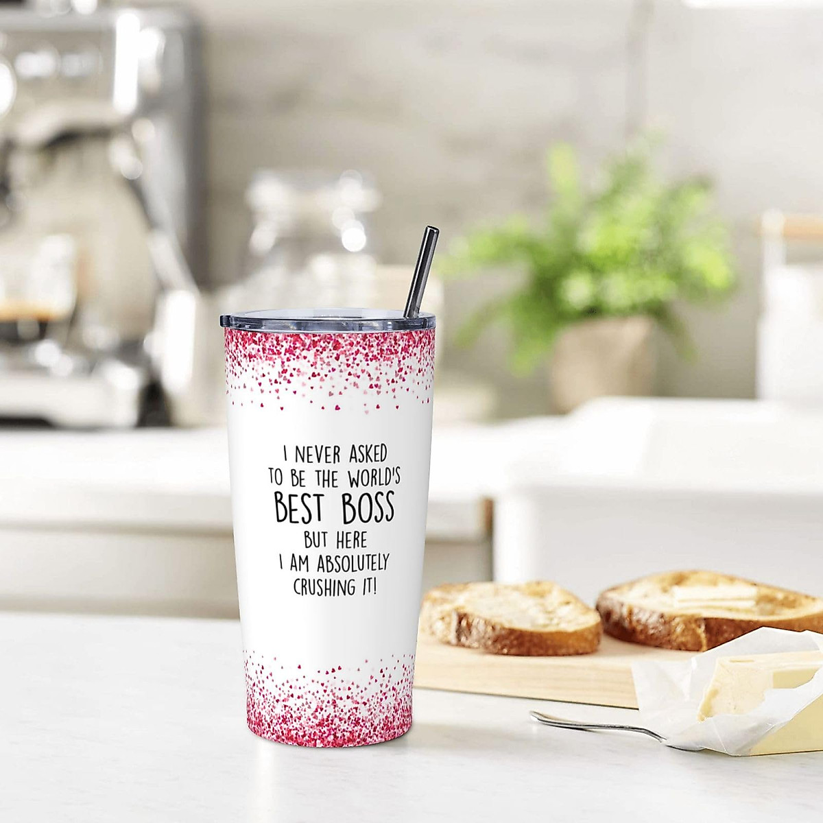 NVFCC Boss Christmas Gifts for Women - Birthday Gifts for Your Female Boss - Funny Boss Gifts for Women - Best Gift for Boss Lady - Cool Gifts for Boss - Best Gifts Ideas for Boss Lady - 20oz Tumbler