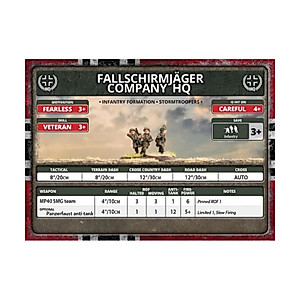 Flames of War: Late War: German: Fallschirmjager Company (GBX136)