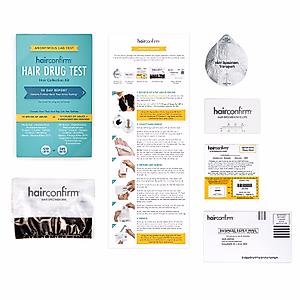 Anonymous lab Test Hair Drug Test Hair Collection kit 90 Day Report detects Further Back Than Urine Testing Choose Your Test