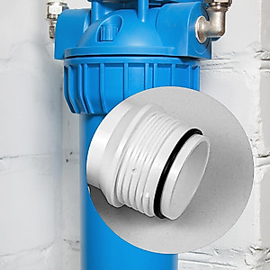 6pcs O-Ring Compatible with GE HHRING for Whole Home Filtration Models GXWH30C GXWH35F GXWH38F GXWH38S GXWH40L WS03X10039 FXHSC FXHTC, Whole House Water Filter O-Ring Replacement Gasket Seal Black