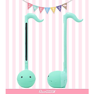 Otamatone Japanese Electronic Musical Instrument Portable Music Synthesizer from Japan by Maywa Denki Studio Award Winning, Educational Fun Gift for Children, Teens & Adults - Mint