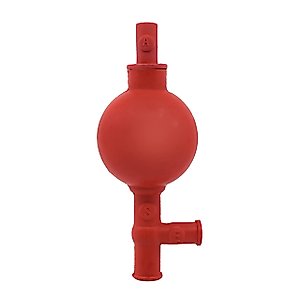 EISCO Pipette Filler, Rubber Bulb - 54mm Dia. Three Pinch Valves - Suitable for Noxious Solutions Labs