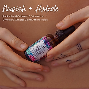 Baja Basics Prickly Pear Oil Cold Pressed, 100% Pure, Unrefined Moisturizer for Skin, Face, Body, Nails and Hair - Multi-Purpose Beauty Product For Men and Women - 1 oz Bottle