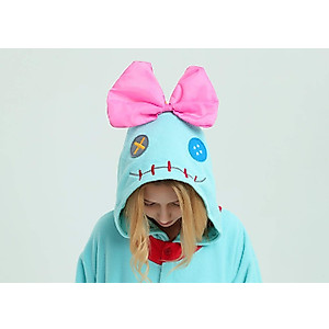 HALLOWITCH Scrump The Doll Onesie Costume for Adult Men Women and Teens. S