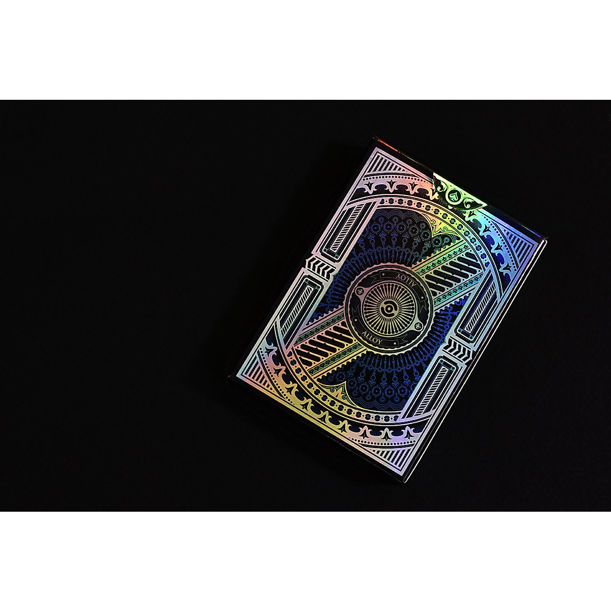 Alloy Cobalt Playing Cards Poker Deck Custom Design Foiled Backs & Faces New