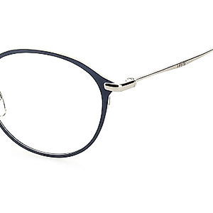 Levi's Men's LV 5001 Oval Prescription Eyeglass Frames, Matte Blue/Demo Lens, 50mm, 20mm
