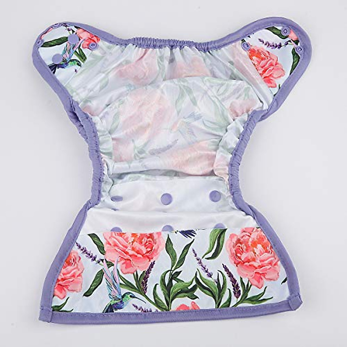 ReUseLife One Size Cloth Diaper Cover Snap with Double Gusset 6 Pack (6DC02)