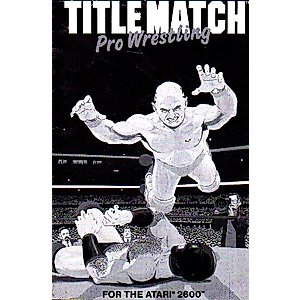 Title Match Pro Wrestling Atari 2600 Instruction Booklet (Atari 2600 Manual ONLY - NO GAME) Pamphlet - NO GAME INCLUDED