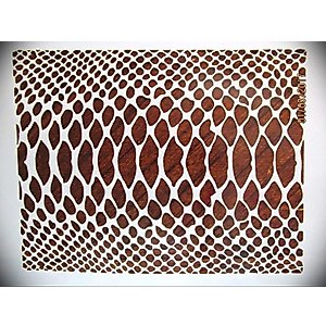 Rubstamper Snake Skin Camo Logo Stencil Reusable 10 mm Mylar Laser Cut Stencil Arts and Crafts Material Scrapbooking for Airbrush Painting Drawing