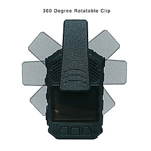 MIUFLY 1296P Police Body Camera with 2 Inch Display, Night Vision, Built in 128G Memory and GPS for Law Enforcement